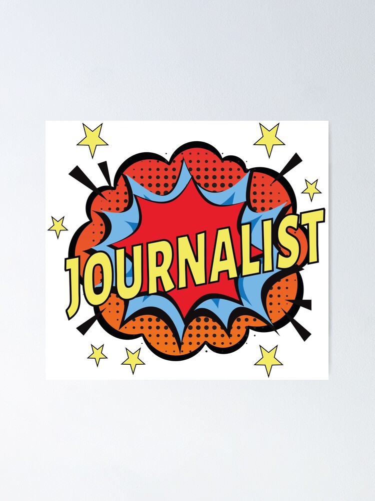"Funny Journalist Design Appreciation Gift" Poster for Sale by LOGPRO ...