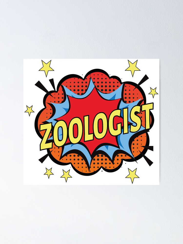 "Funny Zoologist Design Appreciation Gift" Poster for Sale by LOGPRO ...