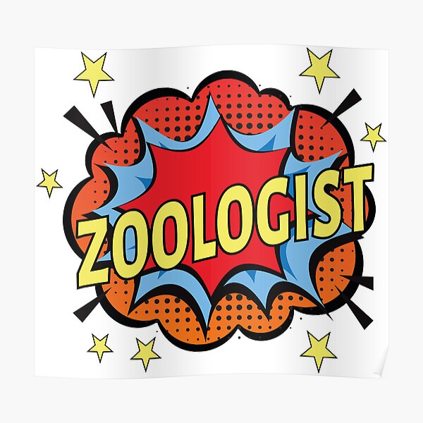 "Funny Zoologist Design Appreciation Gift" Poster for Sale by LOGPRO ...