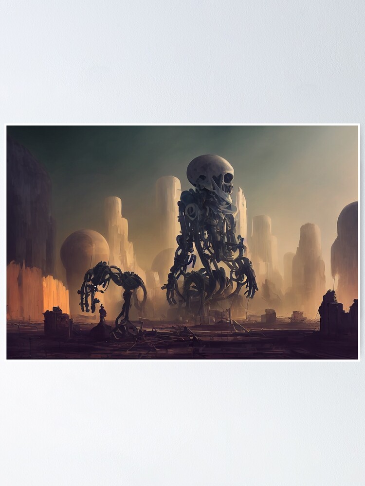 "scientist creating a giant creature in the destroyed city" Poster for ...