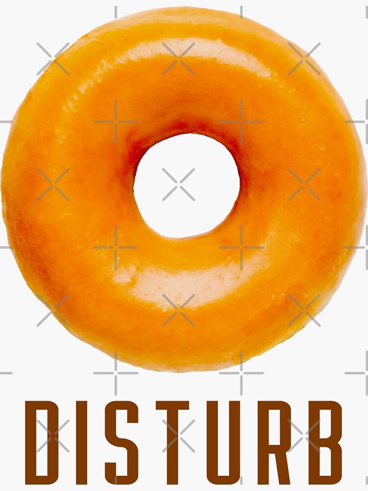 "Donut Disturb" Sticker for Sale by VinagreShop | Redbubble