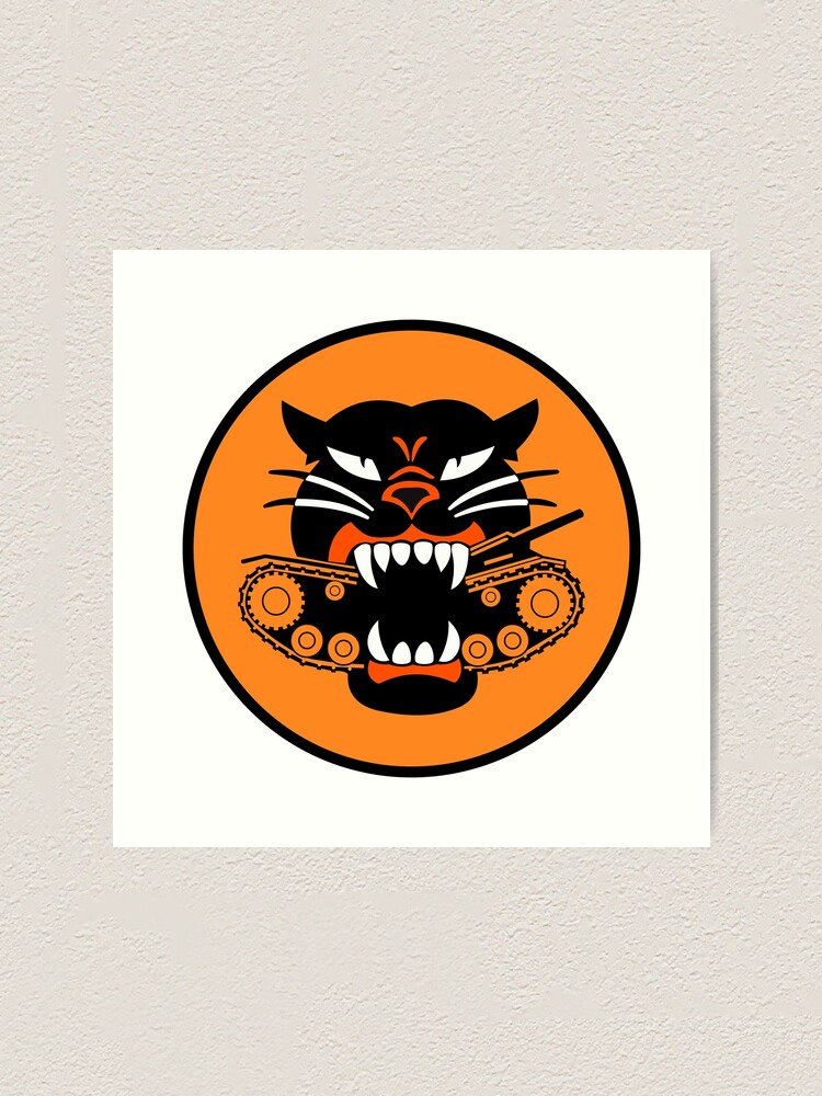 "US Army -Tank Destroyer Battalions emblem - Clean Style " Art Print ...