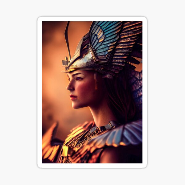 "Valkyrie ᚣ" Sticker for Sale by ValkiriaVisual | Redbubble