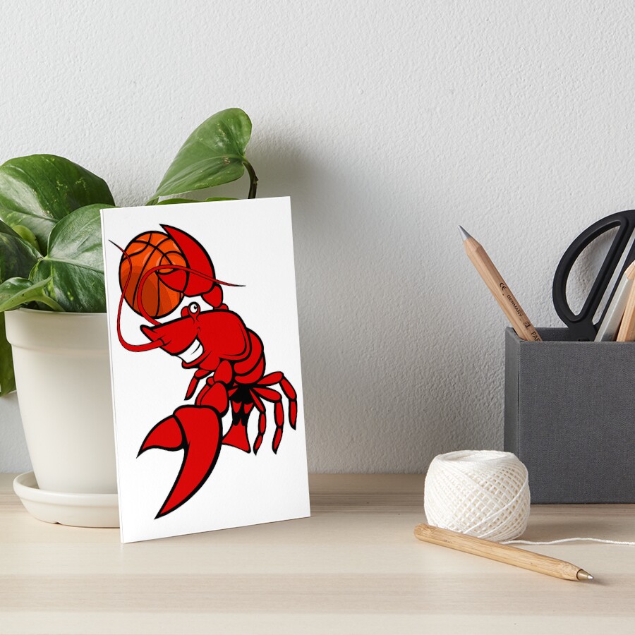 "Crayfish Basketball Player" Poster for Sale by LatterDaze | Redbubble