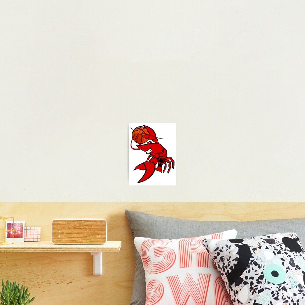 "Crayfish Basketball Player" Poster for Sale by LatterDaze | Redbubble