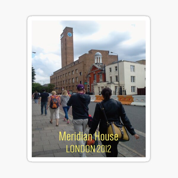 "Meridian House in 2012" Sticker for Sale by RSTStation | Redbubble