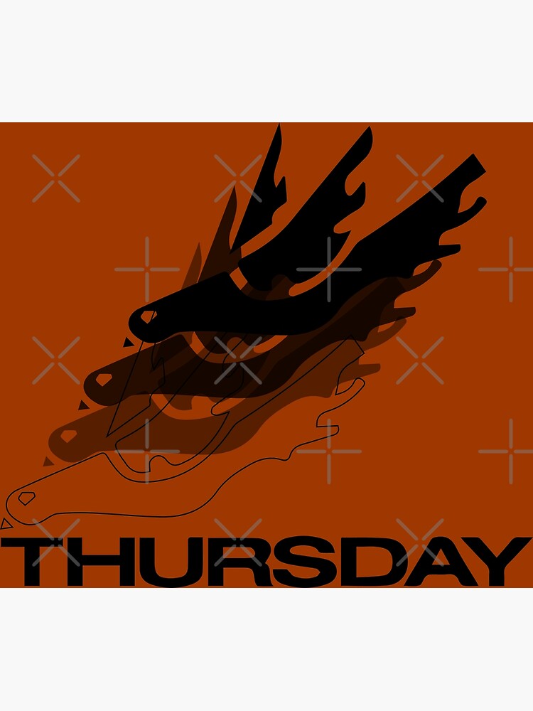 "Thursday Band Logo (Transparent Background)" Poster for Sale by ...