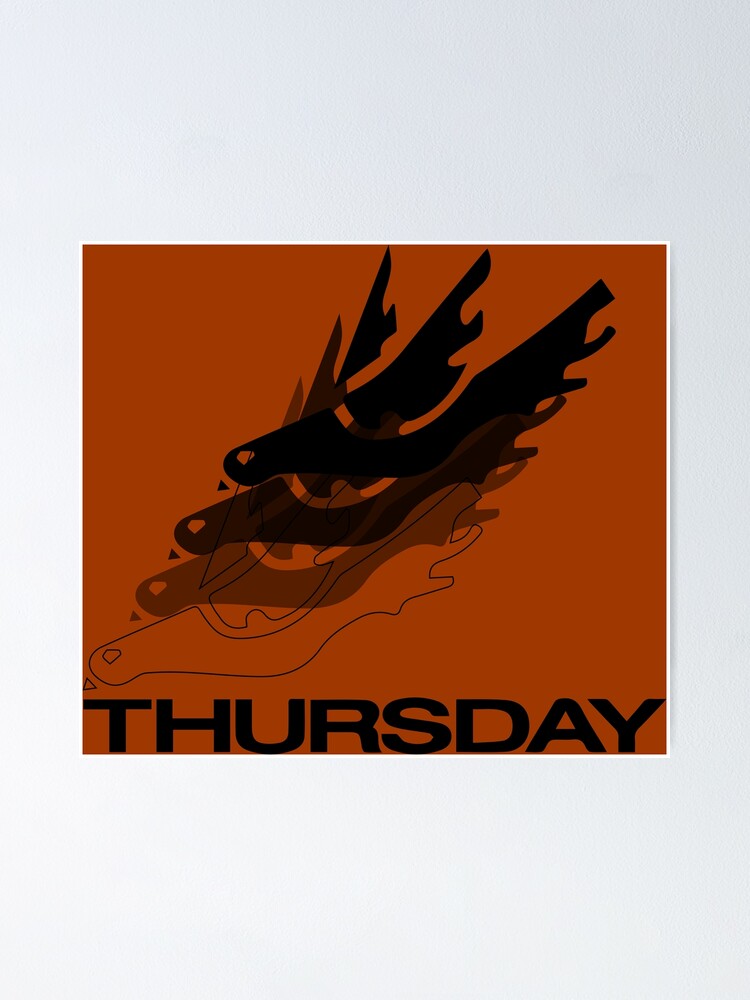 "Thursday Band Logo (Transparent Background)" Poster for Sale by ...