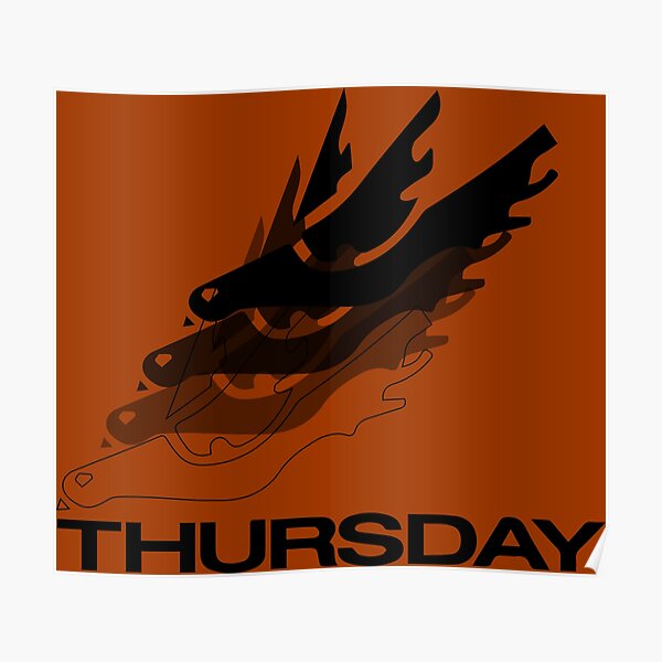 "Thursday Band Logo (Transparent Background)" Poster for Sale by ...
