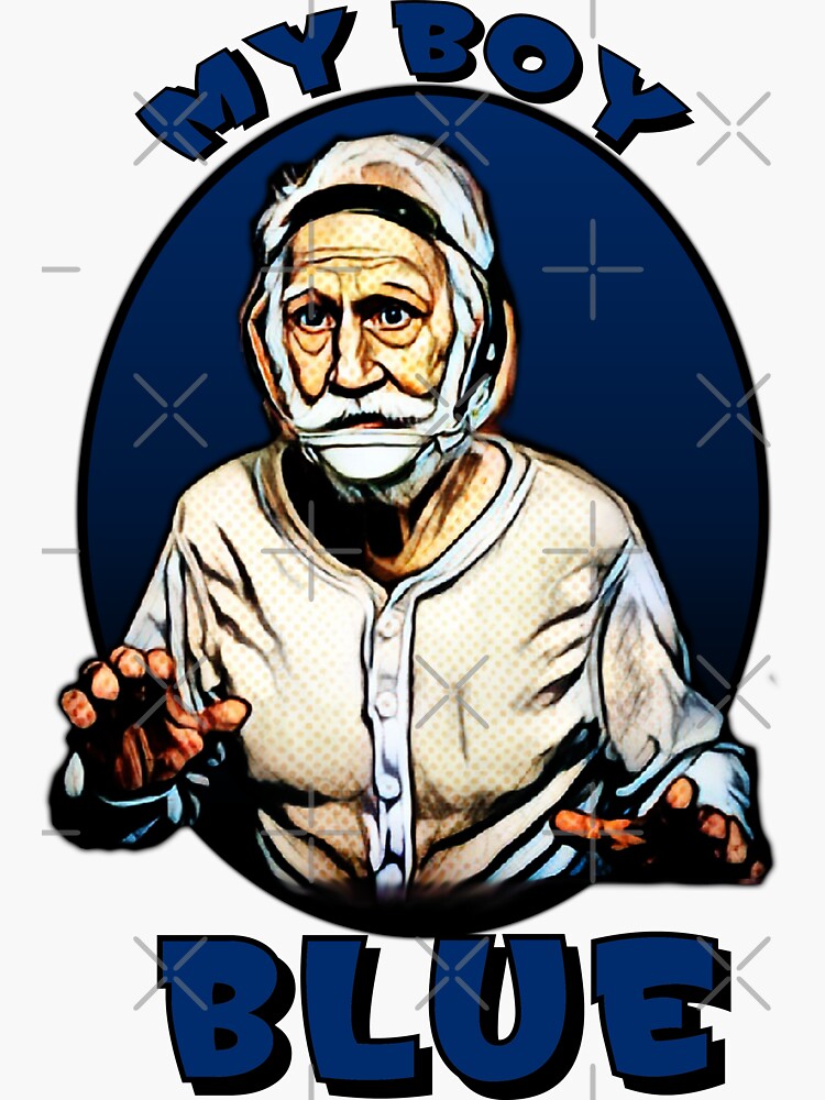 "My Boy Blue" Sticker for Sale by JTK667 | Redbubble