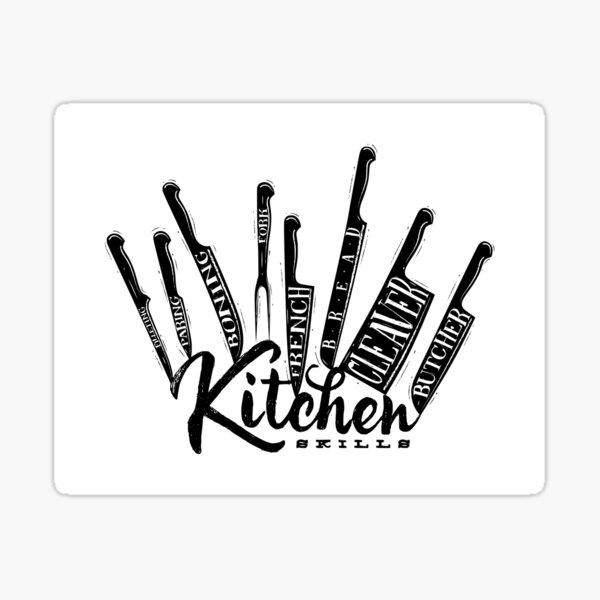 "Kitchen Knives" Sticker for Sale by ProtonProject | Redbubble