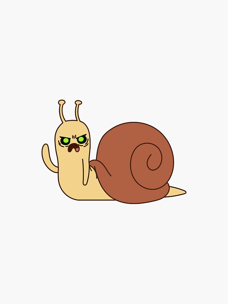 "Snail AdventureTime The lich" Sticker for Sale by kyokyyosei | Redbubble