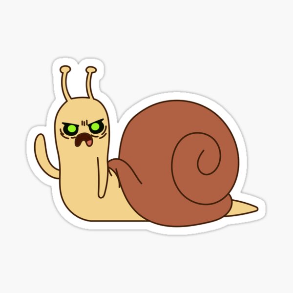 "Snail AdventureTime The lich" Sticker for Sale by kyokyyosei | Redbubble