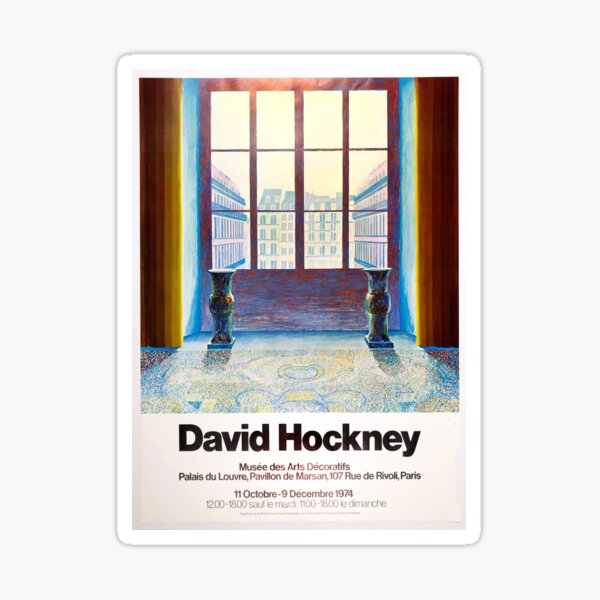 "David Hockney - Two Vases" Sticker for Sale by Laurel-To | Redbubble
