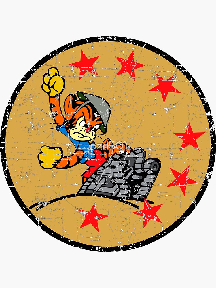 "Kopie des US Army -609th Tank Destroyer Battalion-Emblems – Gelb ...