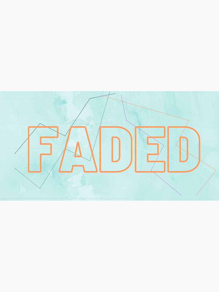 "Faded" Sticker for Sale by Viralgemshop | Redbubble