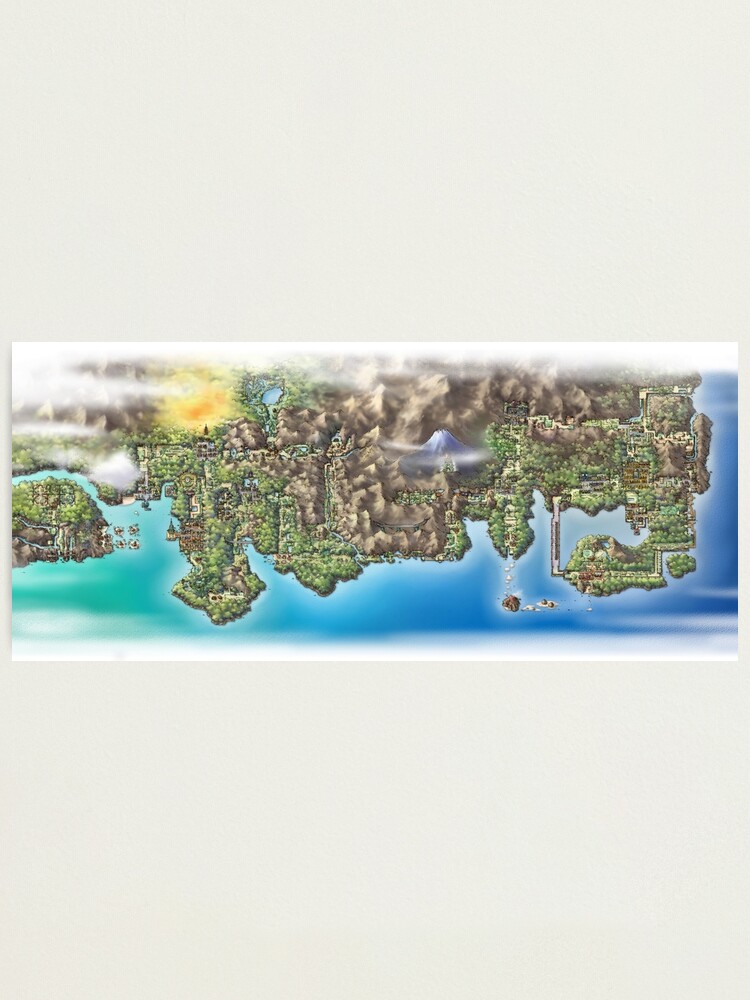 Kanto And Johto Map Remastered Kanto And Johto Overworld And Caves Map