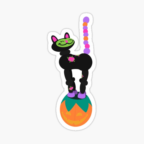 "Patches the Cat!" Sticker for Sale by MadiBrie182 | Redbubble