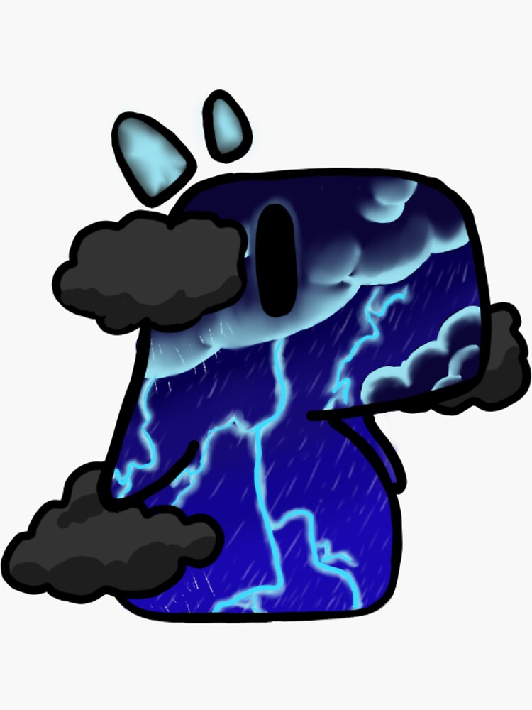"Stormy Gumi" Sticker for Sale by Gumi--Gumi--Co | Redbubble