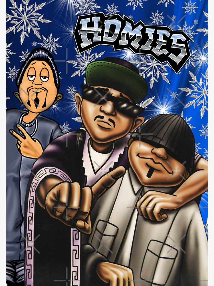 "Lil Homies Xmas " Sticker for Sale by EnviousObjects2 | Redbubble