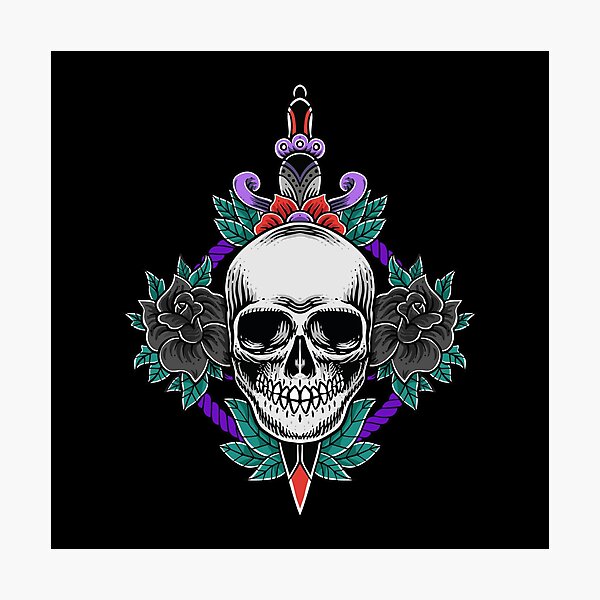 "Skull & Black Roses - Black Rose Fall 2022 Collection" Photographic ...