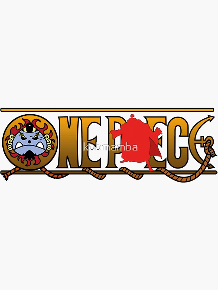 "Jimbei One Piece Logo" Sticker for Sale by kobmamba | Redbubble