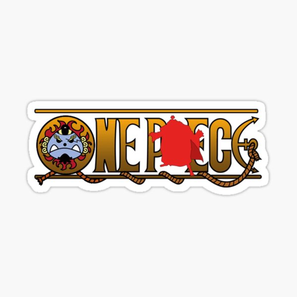 "Jimbei One Piece Logo" Sticker for Sale by kobmamba | Redbubble
