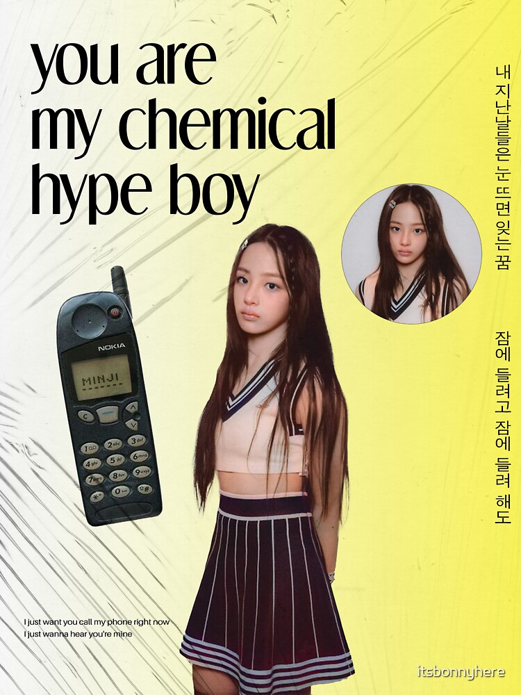 "newjeans minji hype boy" Sticker for Sale by itsbonnyhere | Redbubble