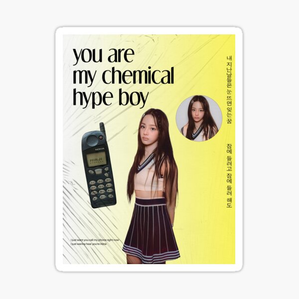 "newjeans minji hype boy" Sticker for Sale by itsbonnyhere | Redbubble