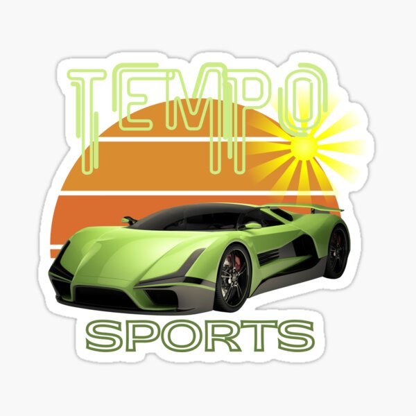 "TEMPO" Sticker for Sale by uttampahade | Redbubble