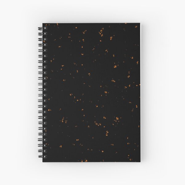 "Fire Sparks Tiny Realistic Flames" Spiral Notebook for Sale by ...