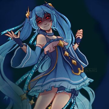 "Menacing Miku" Sticker for Sale by pin-the-rat | Redbubble