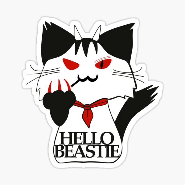 "BEASTIE" Sticker for Sale by Art-of-leevay | Redbubble