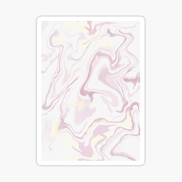 "Aesthetic Pink Marble Design" Sticker for Sale by cutiecollective ...