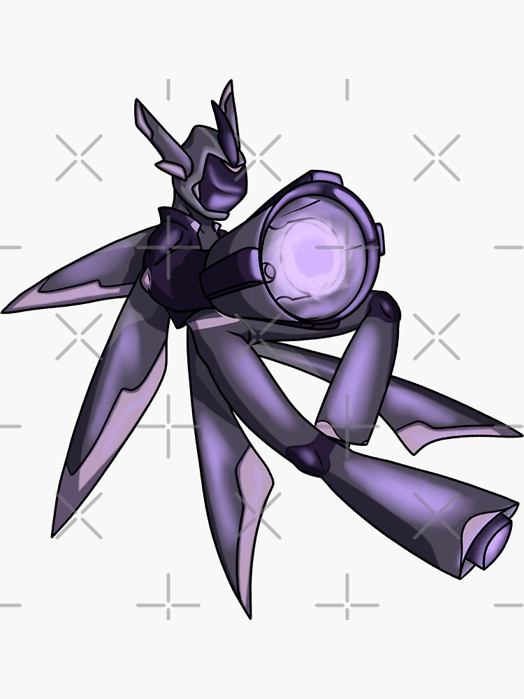 Purple Cyborg Sticker For Sale By Firelily08 Redbubble