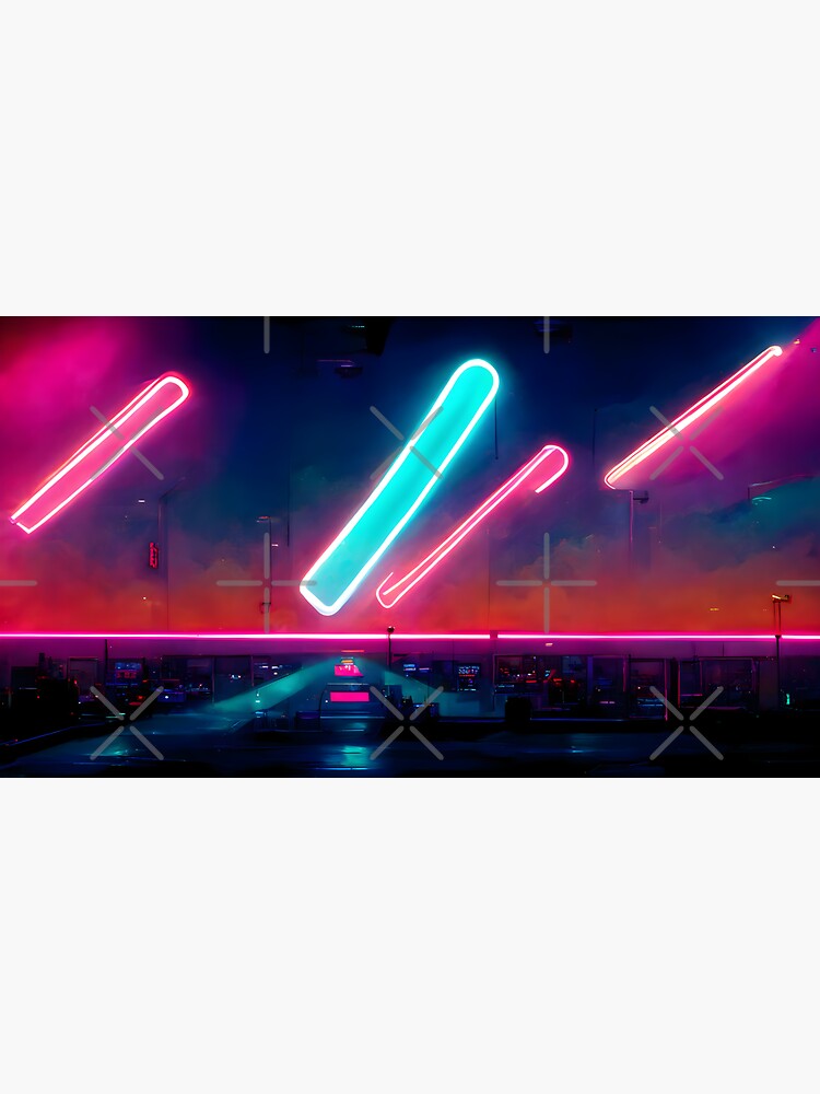 "Abstract Vaporwave" Sticker for Sale by Foodcolored | Redbubble