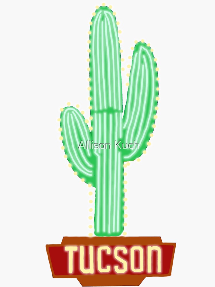 "Tucson" Sticker for Sale by kucharc5 | Redbubble