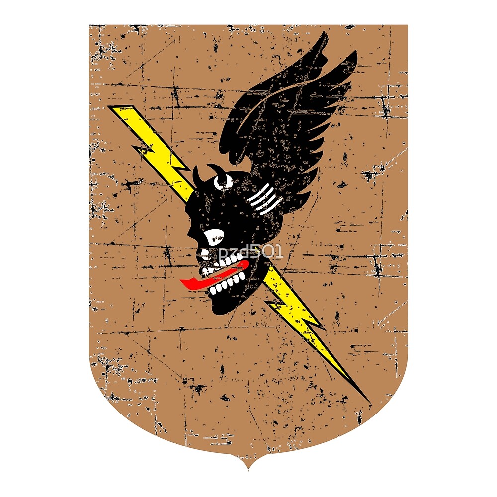 "US Army - 802nd Tank Destroyer Battalion emblem - Shield - Grunge ...