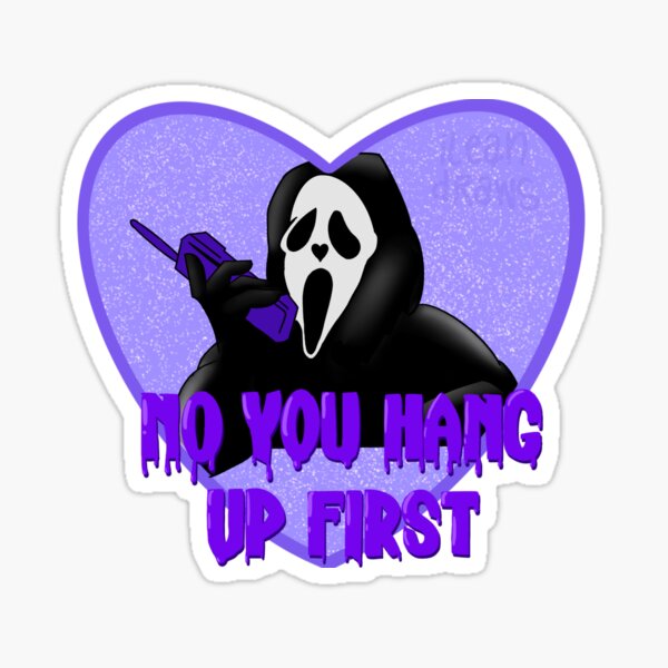 "Halloween Mask — Hang up " Sticker for Sale by ileandraws | Redbubble