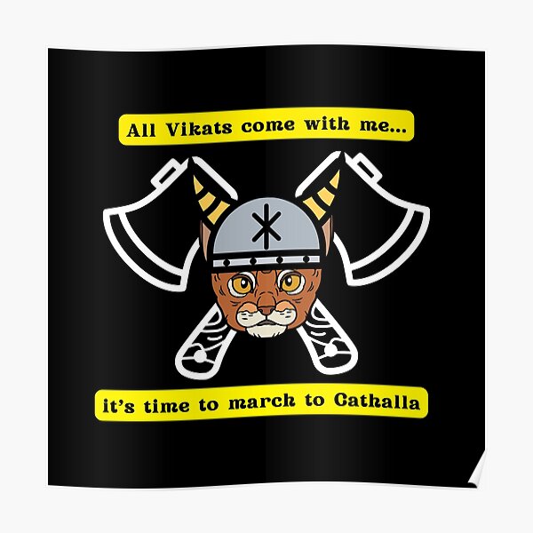 "All Vikats Come...-Vikat-Empowerment- Cat empowerment-Viking and Cat ...
