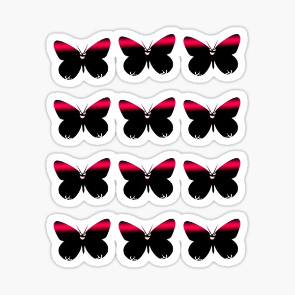 "monarch butterfly emoji" Sticker for Sale by kyootpets | Redbubble