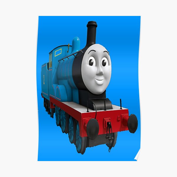 "EDWARD THE BLUE ENGINE CGI" Poster for Sale by Pfasanya824 | Redbubble