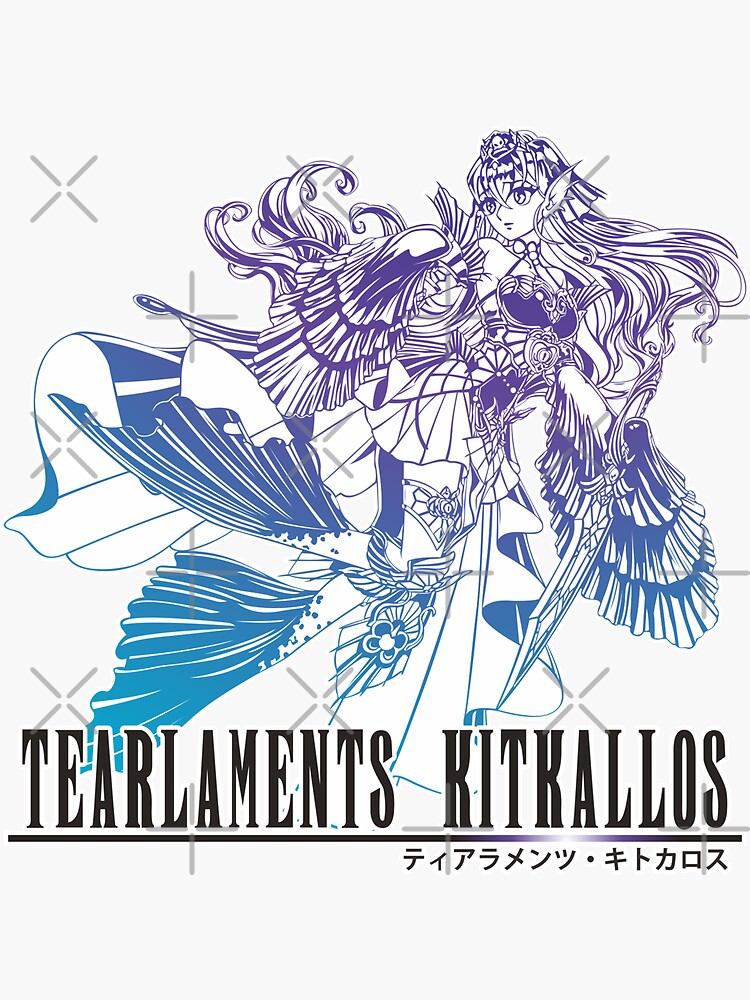 "Tearlaments Kitkallos in Final Fantasy Style" Sticker for Sale by ...