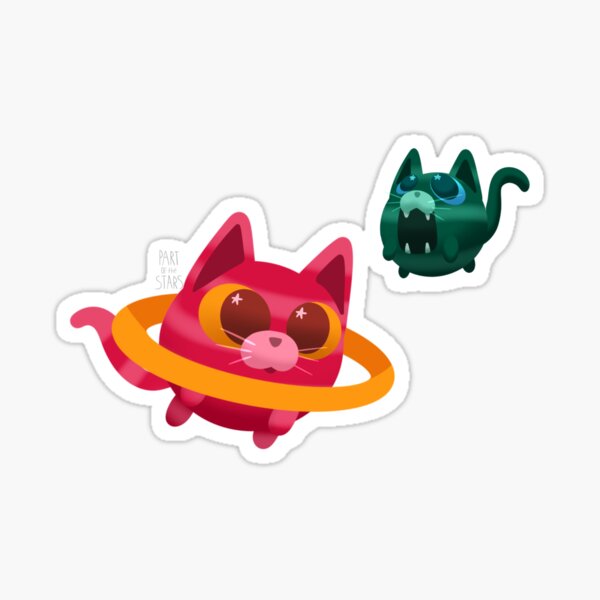"Planet Cats" Sticker for Sale by Partofthestars | Redbubble