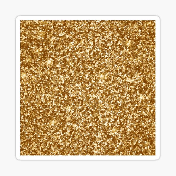 "Metallic Gold Pattern With Sparkles " Sticker for Sale by LDTreasures ...