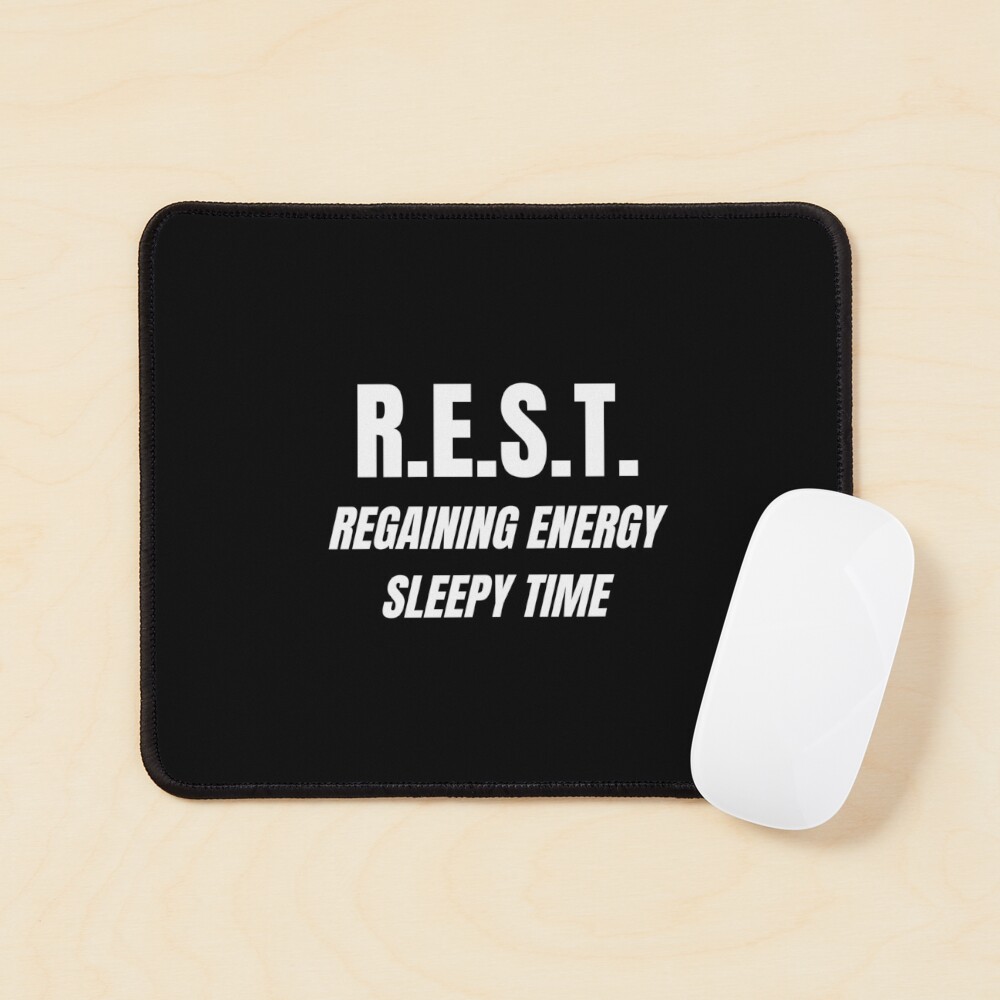 "Funny Acronym For REST | Regaining Energy Sleepy Time | Acronym ...