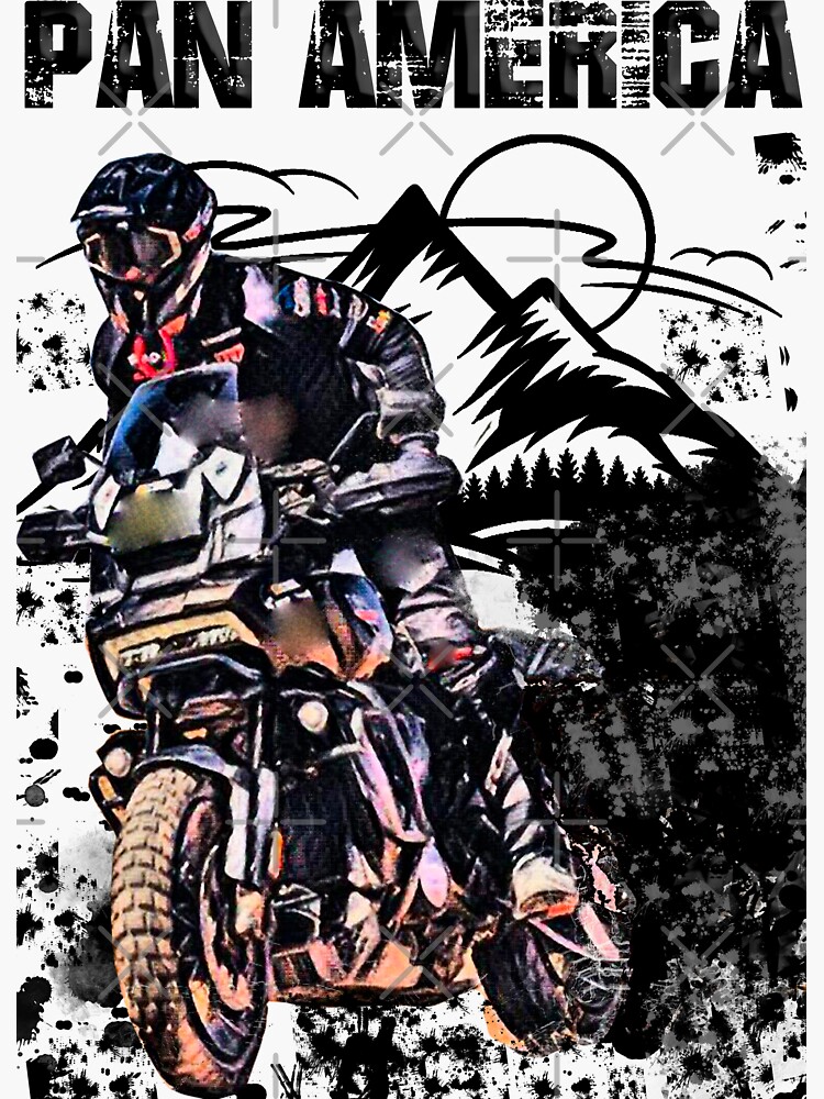 "HD Pan America 1250 Special" Sticker for Sale by Evomotoarte | Redbubble