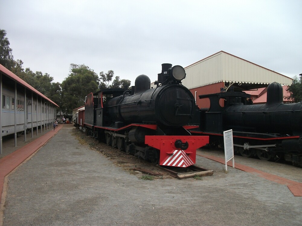 "Broken Hill Sulphide St StnTrain Museum, Locomotive" by Heather Dart ...