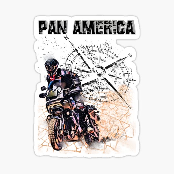 "Big Trail Pan America 1250 2022" Sticker for Sale by Evomotoarte ...