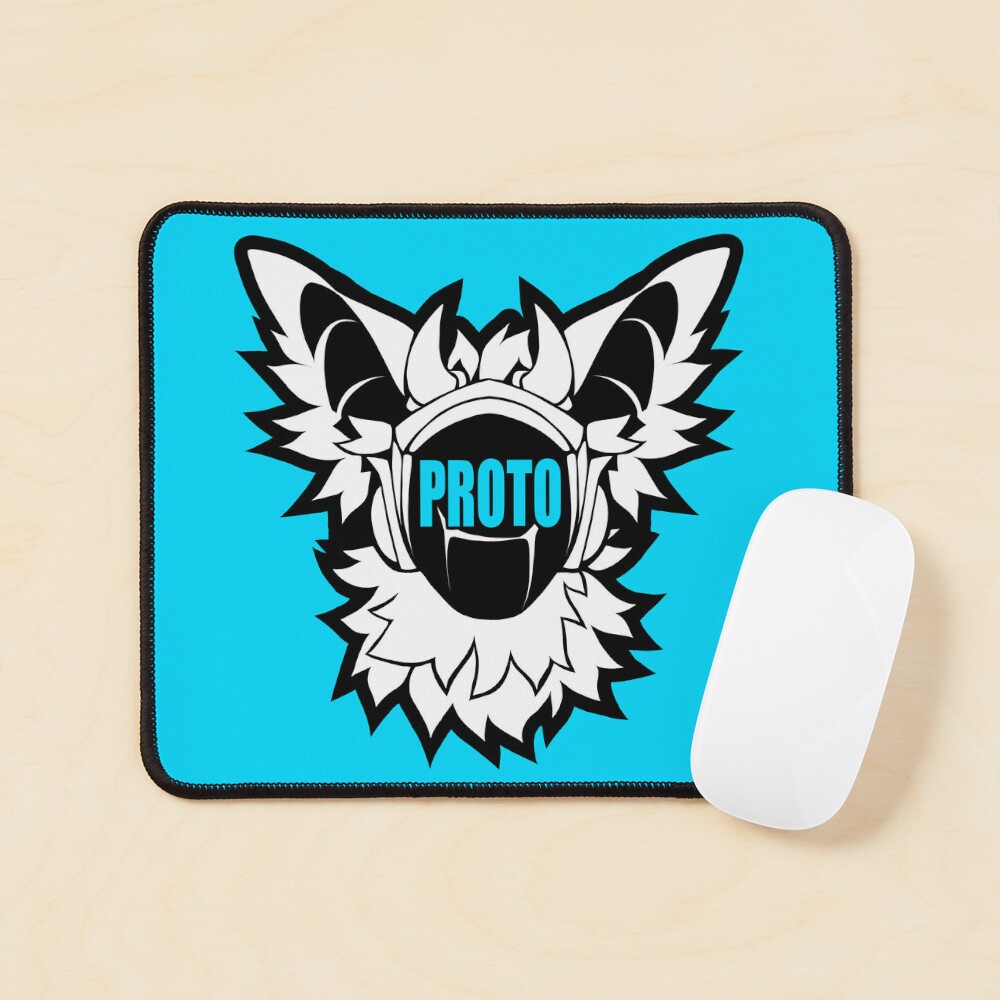 "Protogen Furry" Sticker for Sale by wingedwolf94 | Redbubble